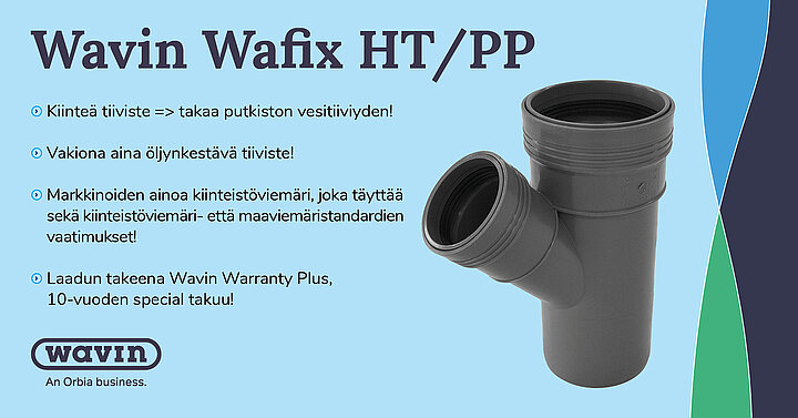 Wavin Wafix HT/PP -viemärit — Dahl